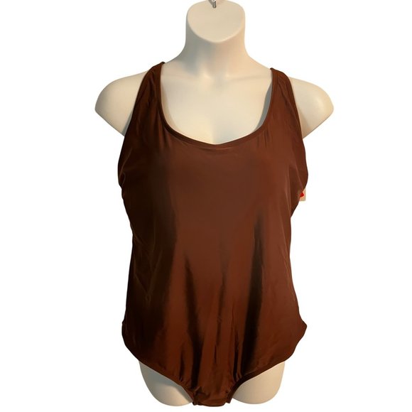Roatan Swim Wear | Swim | Roatan Brown One Piece Swimsuit Adjustable ...
